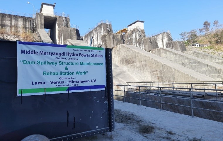 Middle Marsyangdi Hydropower Dam and Spillway Maintenance Project ...